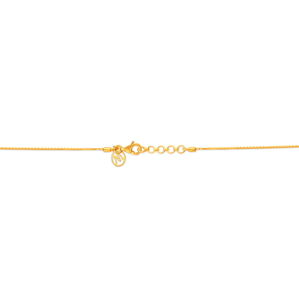 22KT Yellow Gold Incandescent Groovy Stand Apart Chain