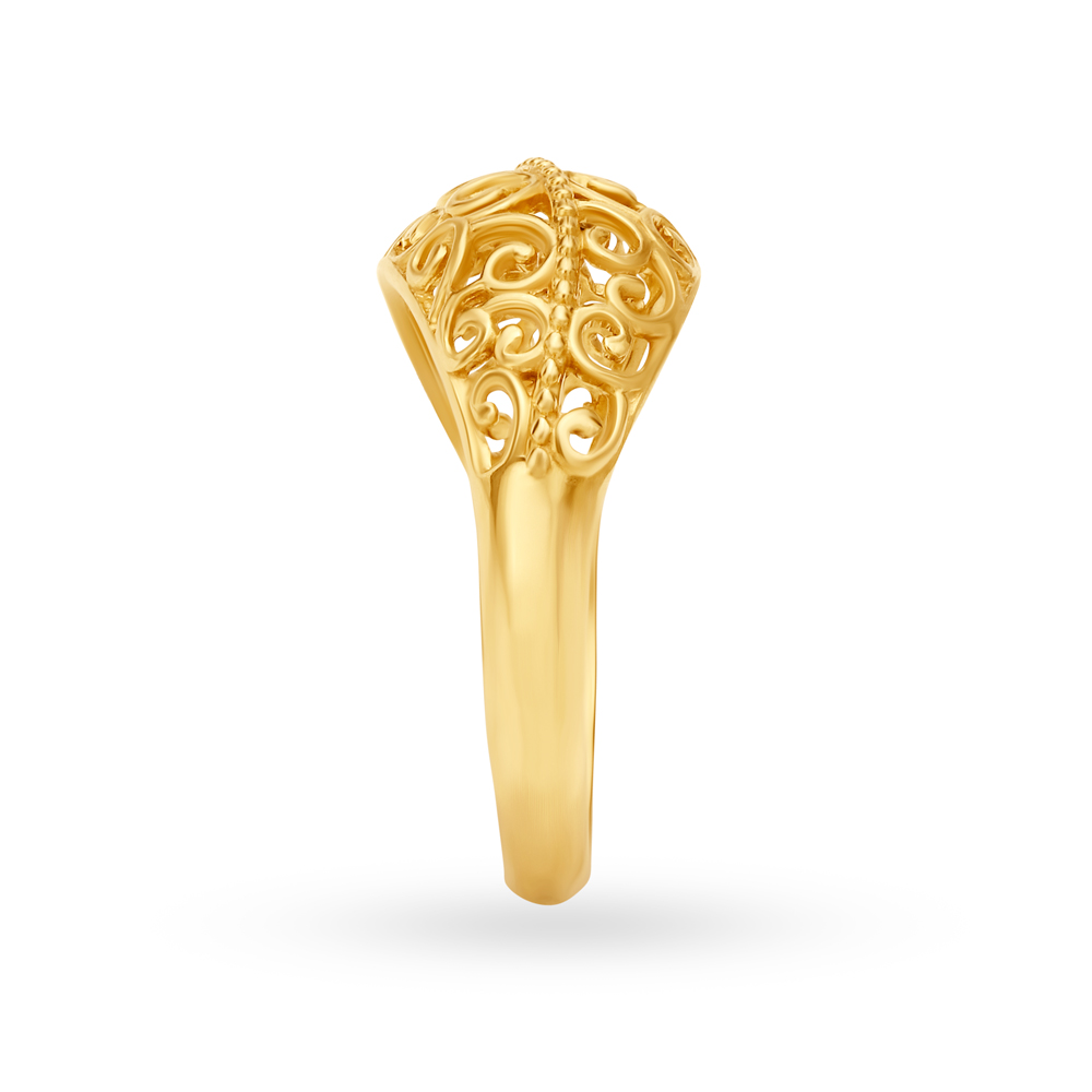 Surreal Gold Ring