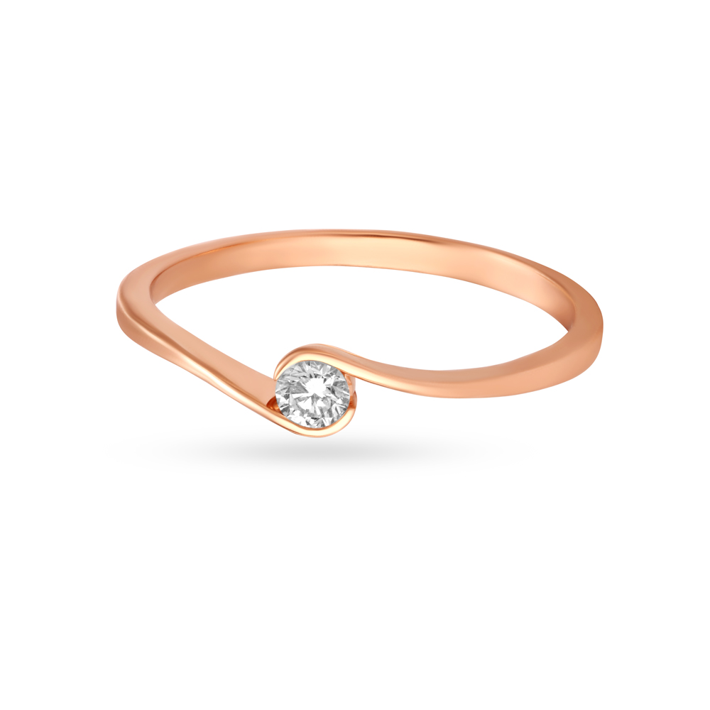 Stunning Rose Gold Finger Ring