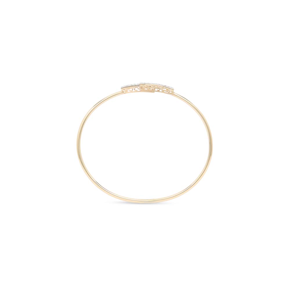 14 KT Yellow Gold Dainty Gold Bangle