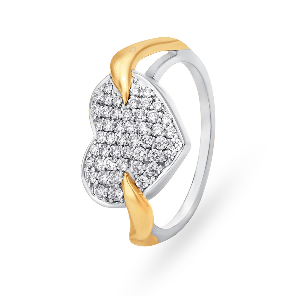 Eternal Love Heart Diamond Finger Ring