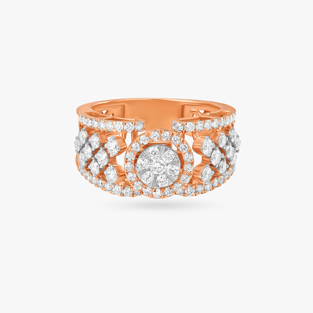 Modern Grace Diamond Ring