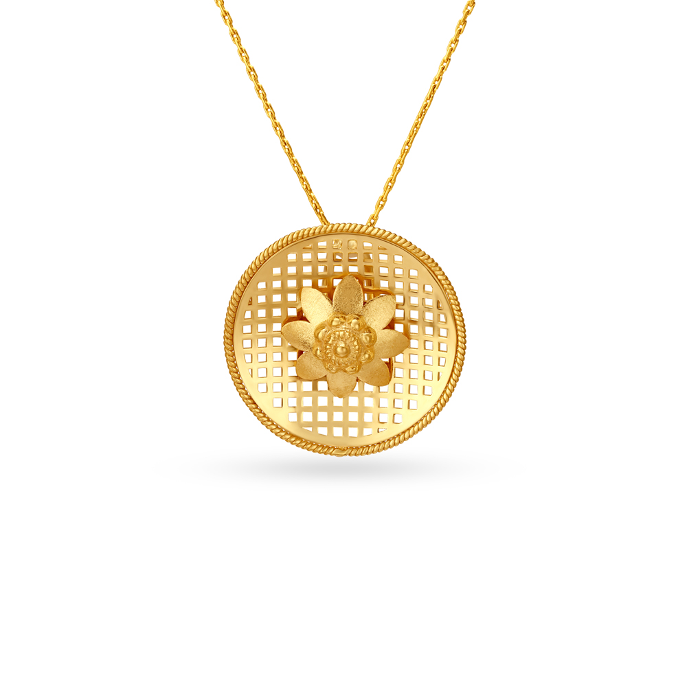 Sharp Gold Pendant