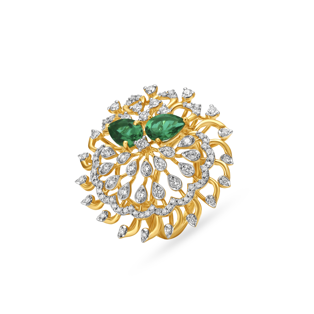 Illuminating Mini Cocktail Finger Ring