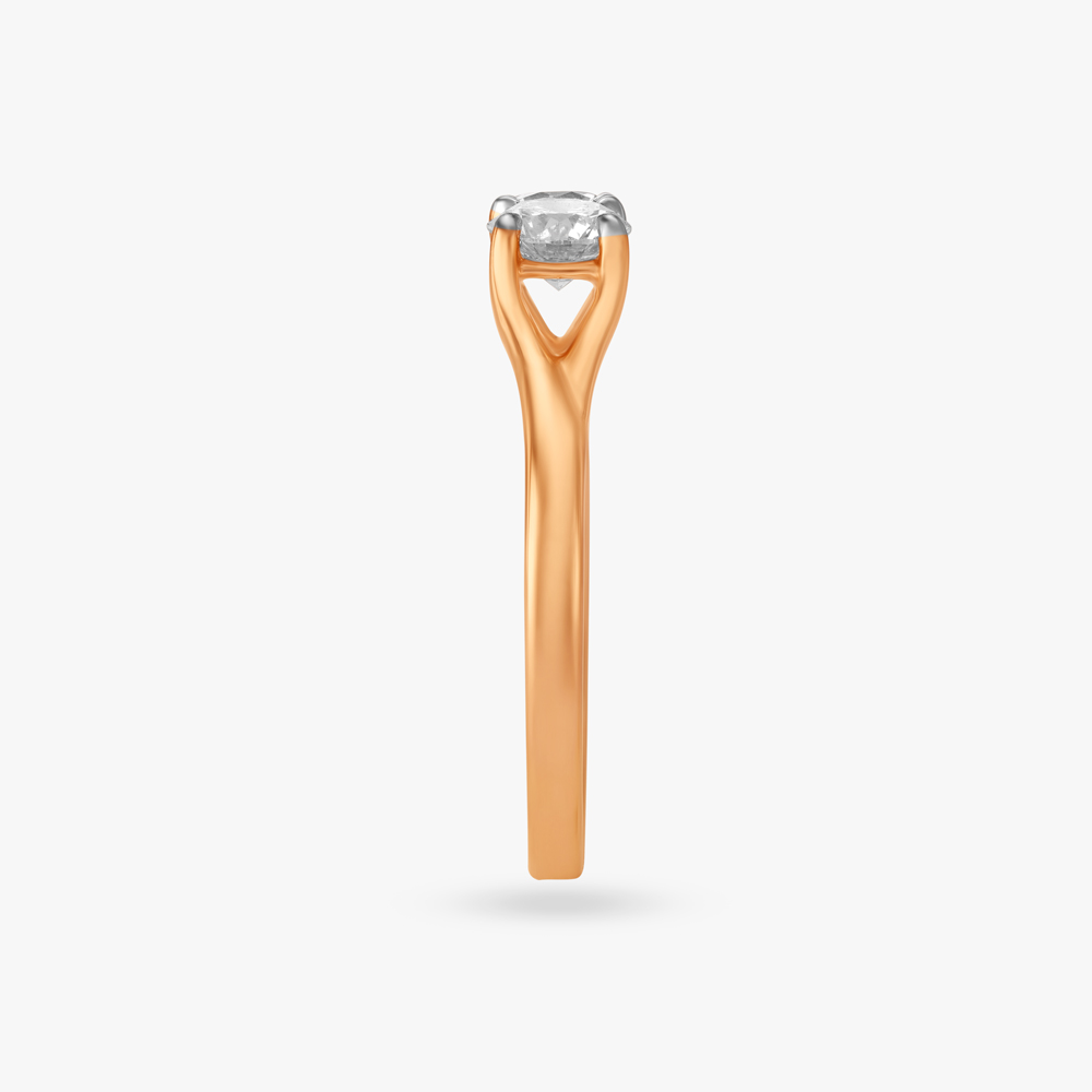 Duet of Devotion Dual Solitaire Finger Ring