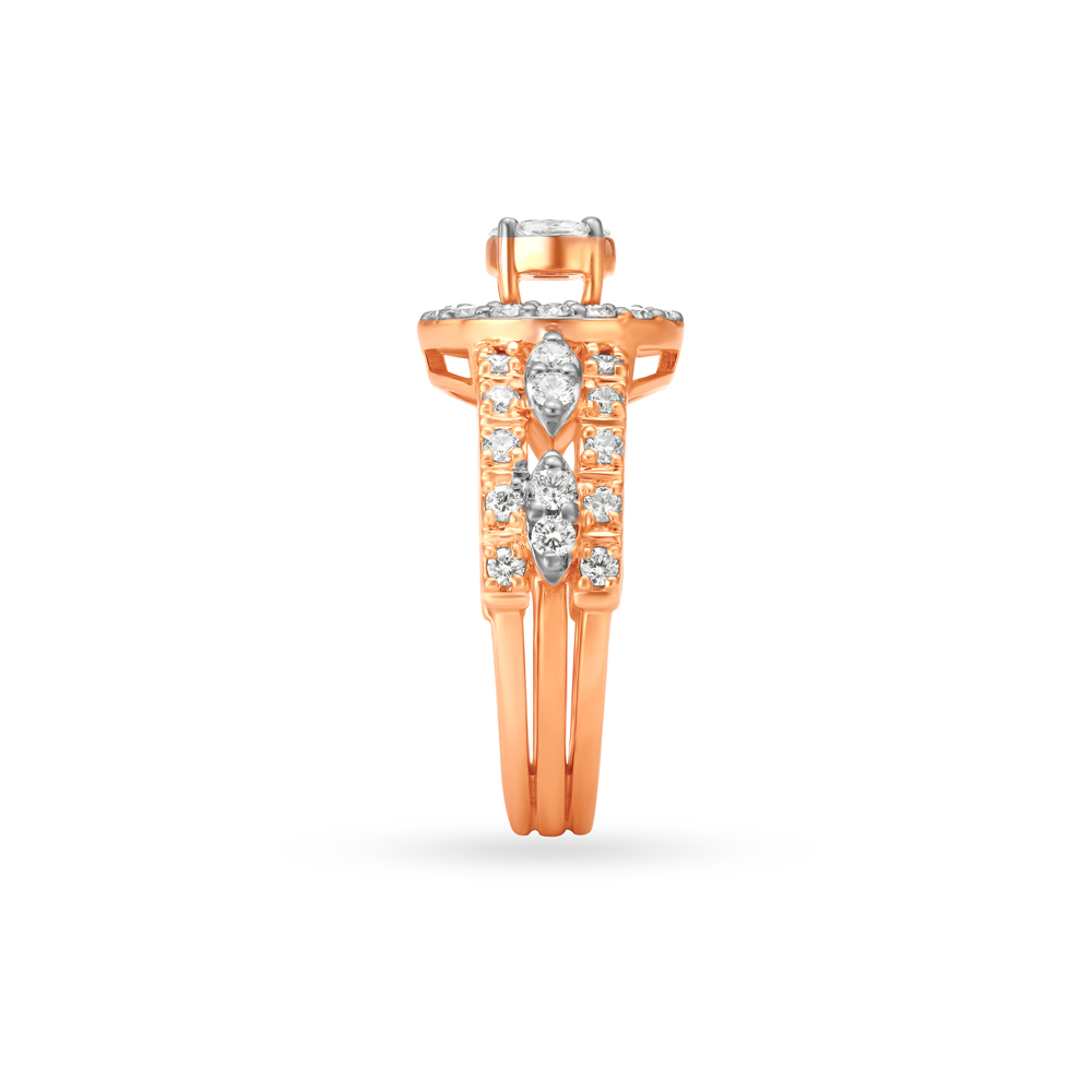Stately Diamond Finger Ring