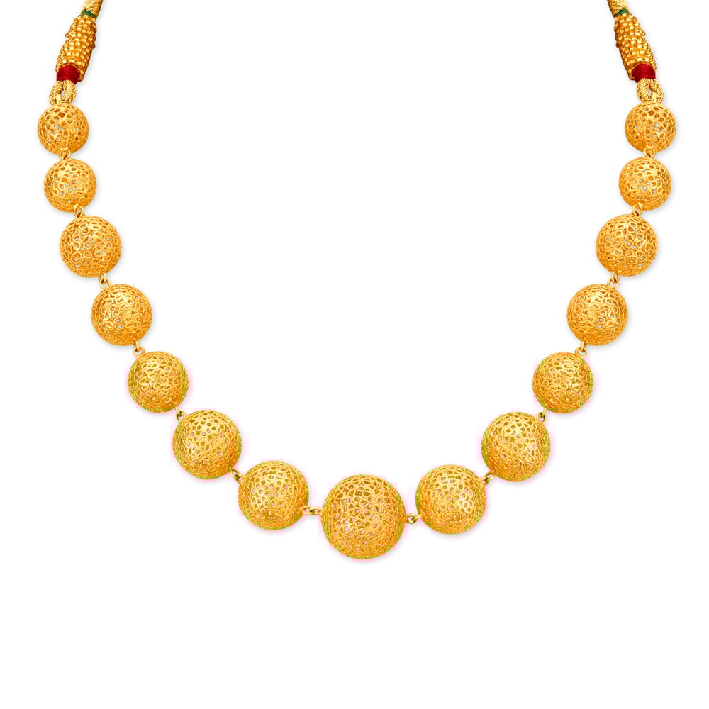 Elegant Gold Necklace Set