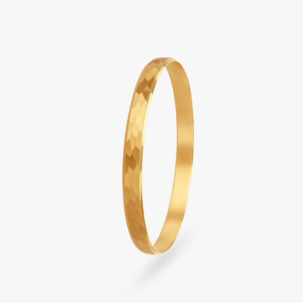 Clean Textured Bangle