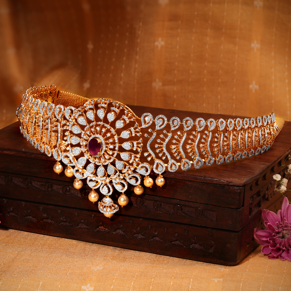Gold Waist Belt | Gold Waist Belt For Saree