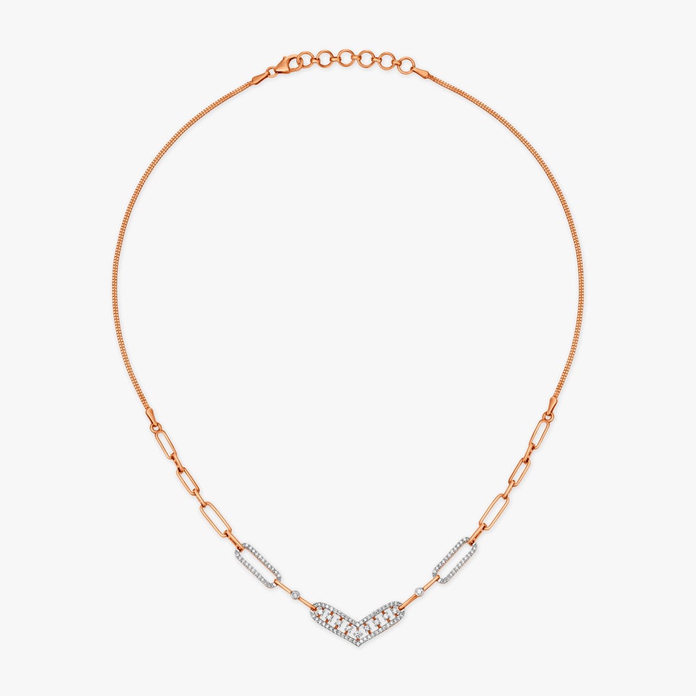 Timeless Link Chain Diamond Necklace