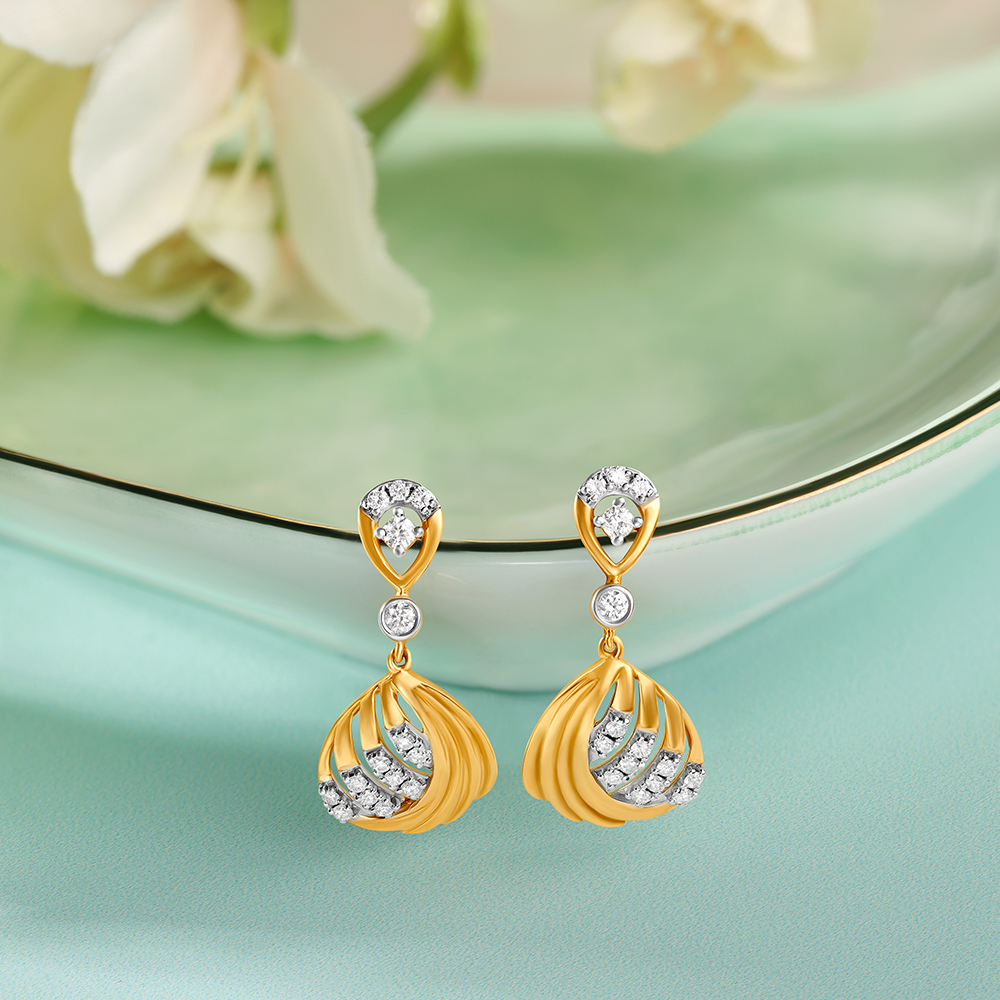 Sublime Glam Diamond Drop Earrings