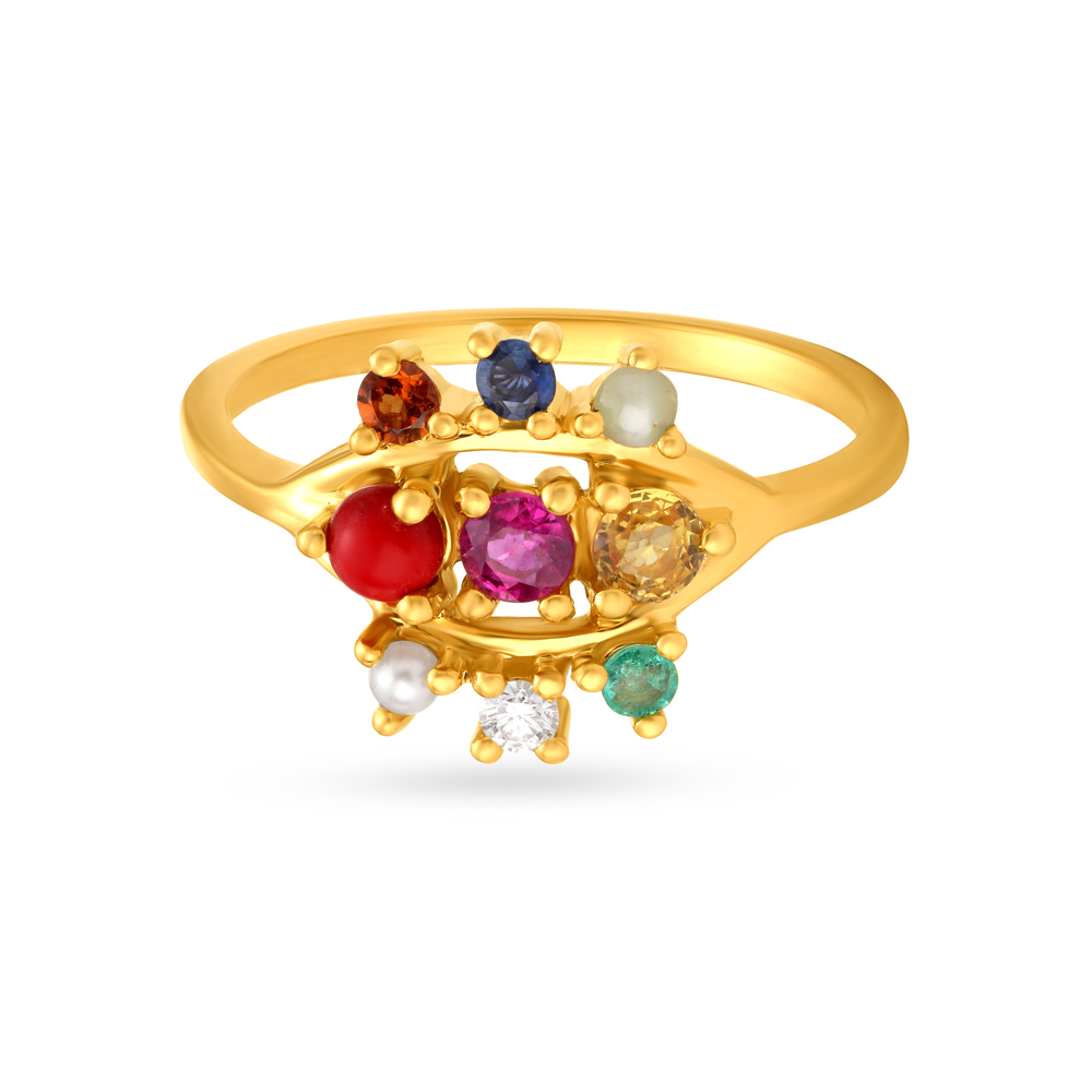 Bold Navaratnam Finger Ring