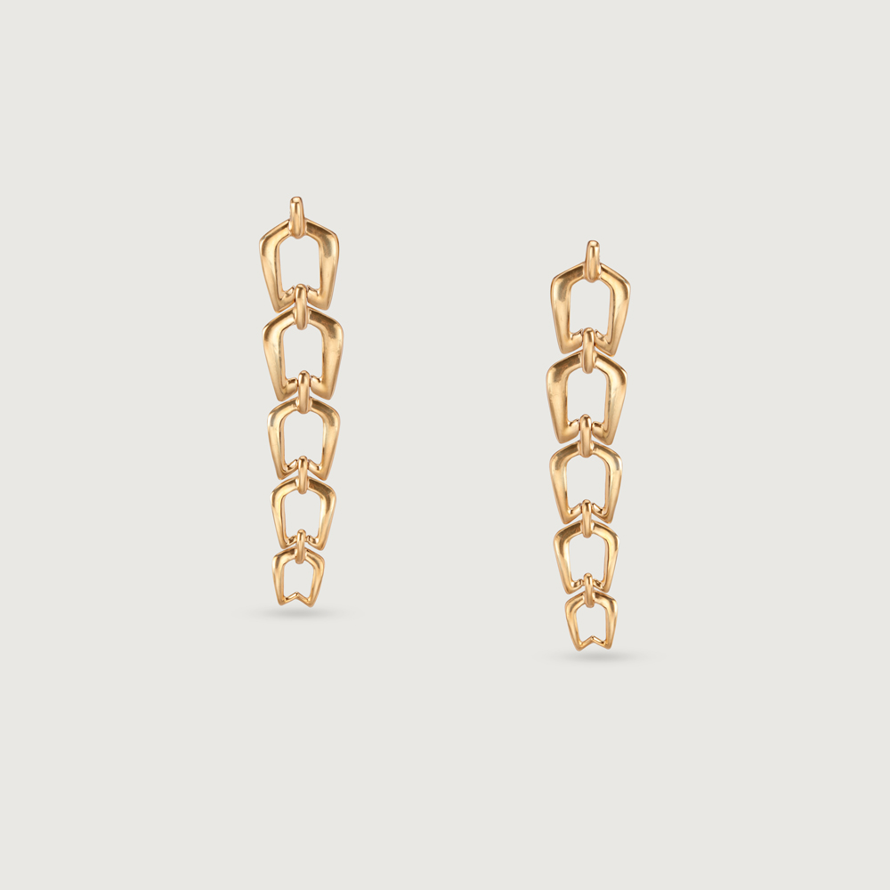 Cubist Couture 14KT Yellow Gold Drop Earrings