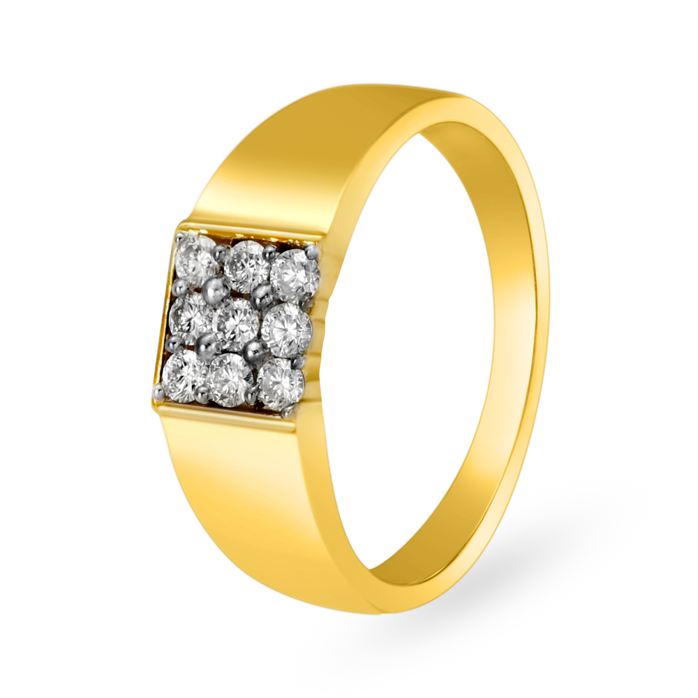 Sophisticated Diamond Ring For Men