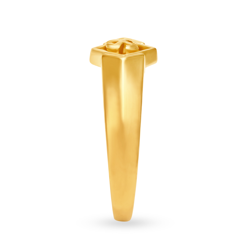Swastik Gold Ring