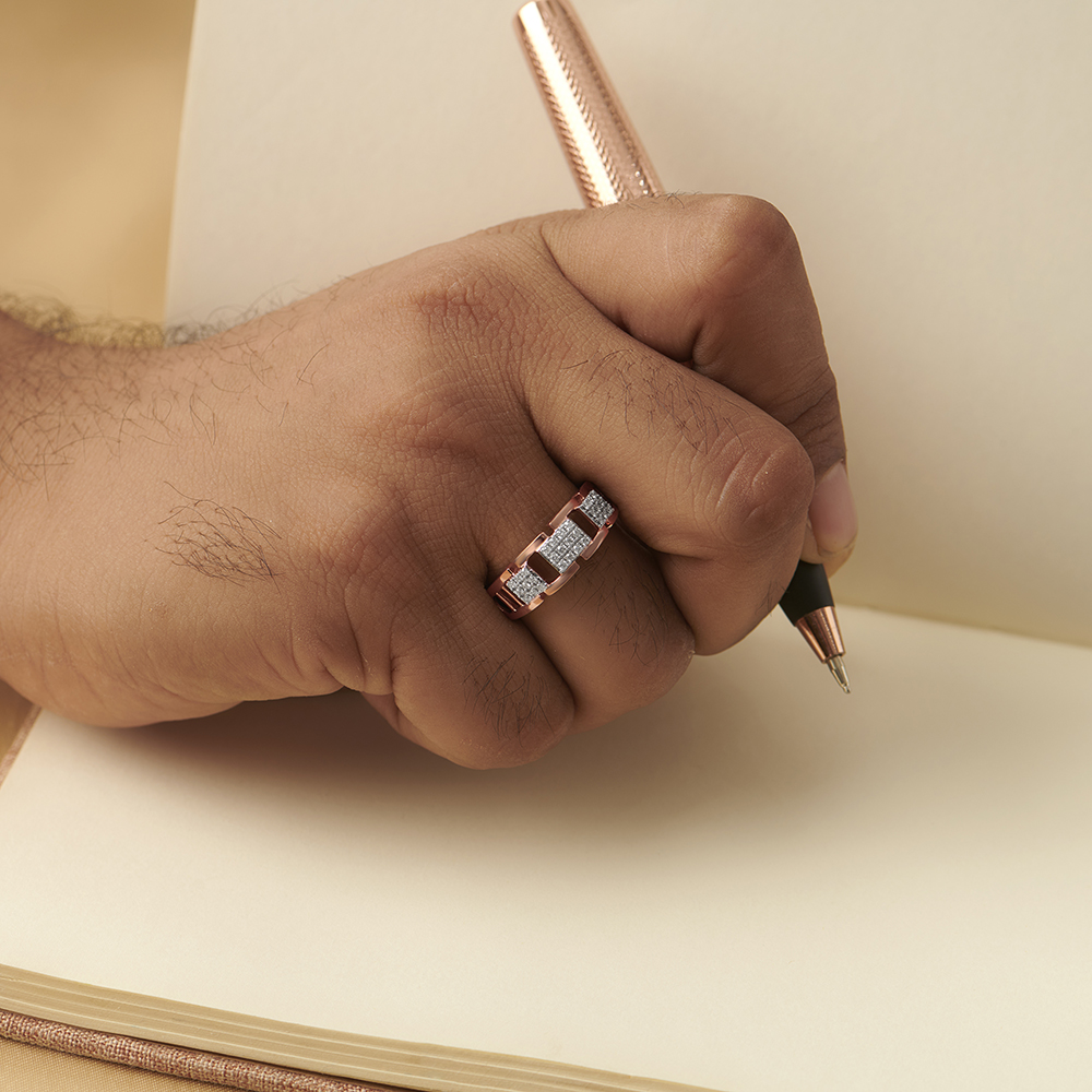 Classy Diamond Ring for Men