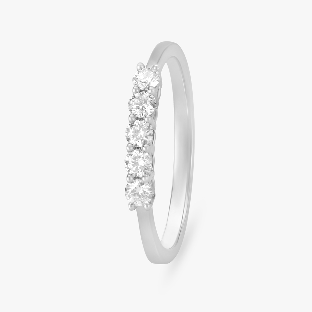 Pristine Sleek Diamond Ring