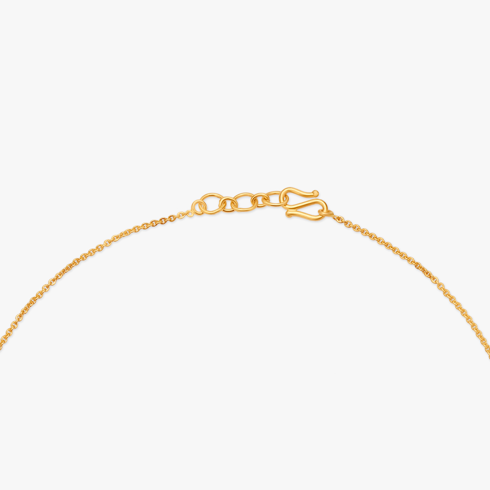 Subtle Grace Pendant With Chain