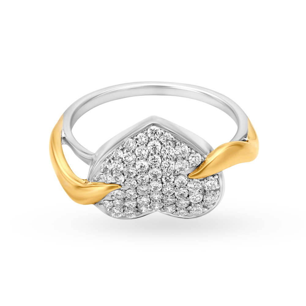 Eternal Love Heart Diamond Finger Ring