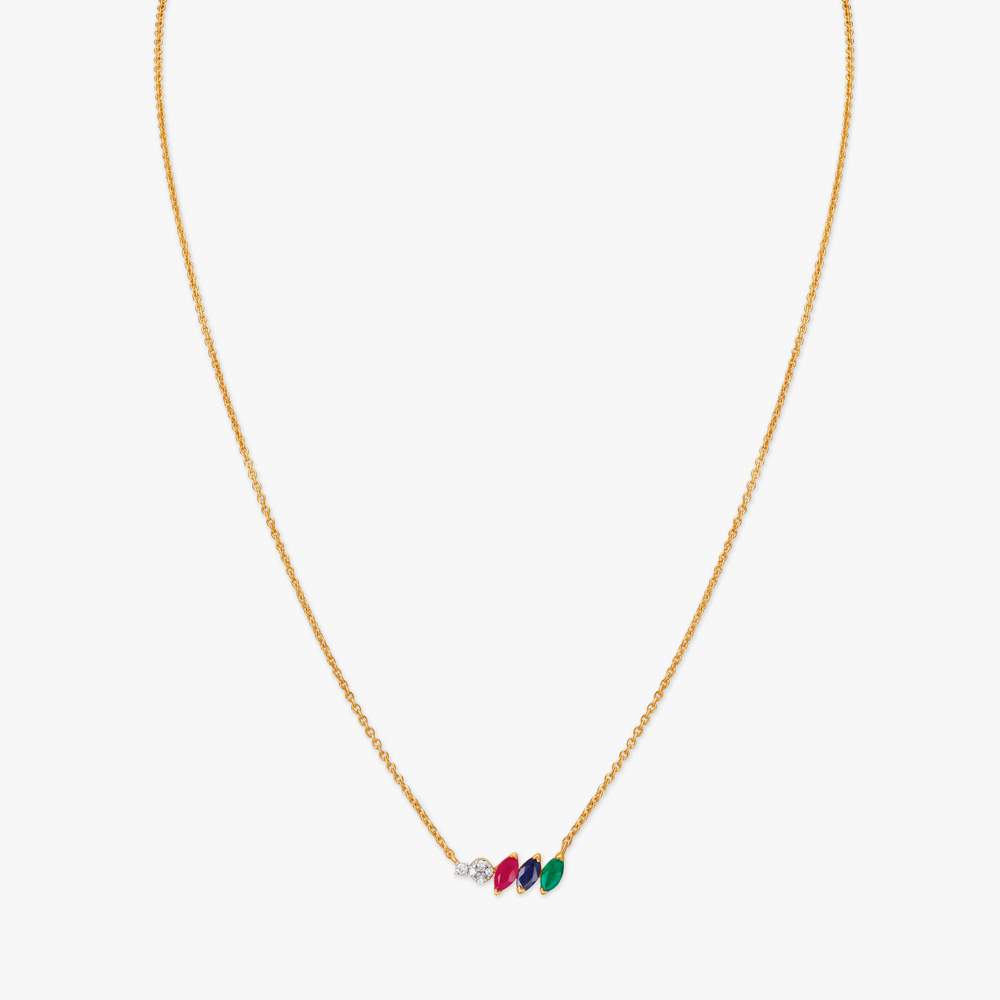 Sparkling Triad Necklace