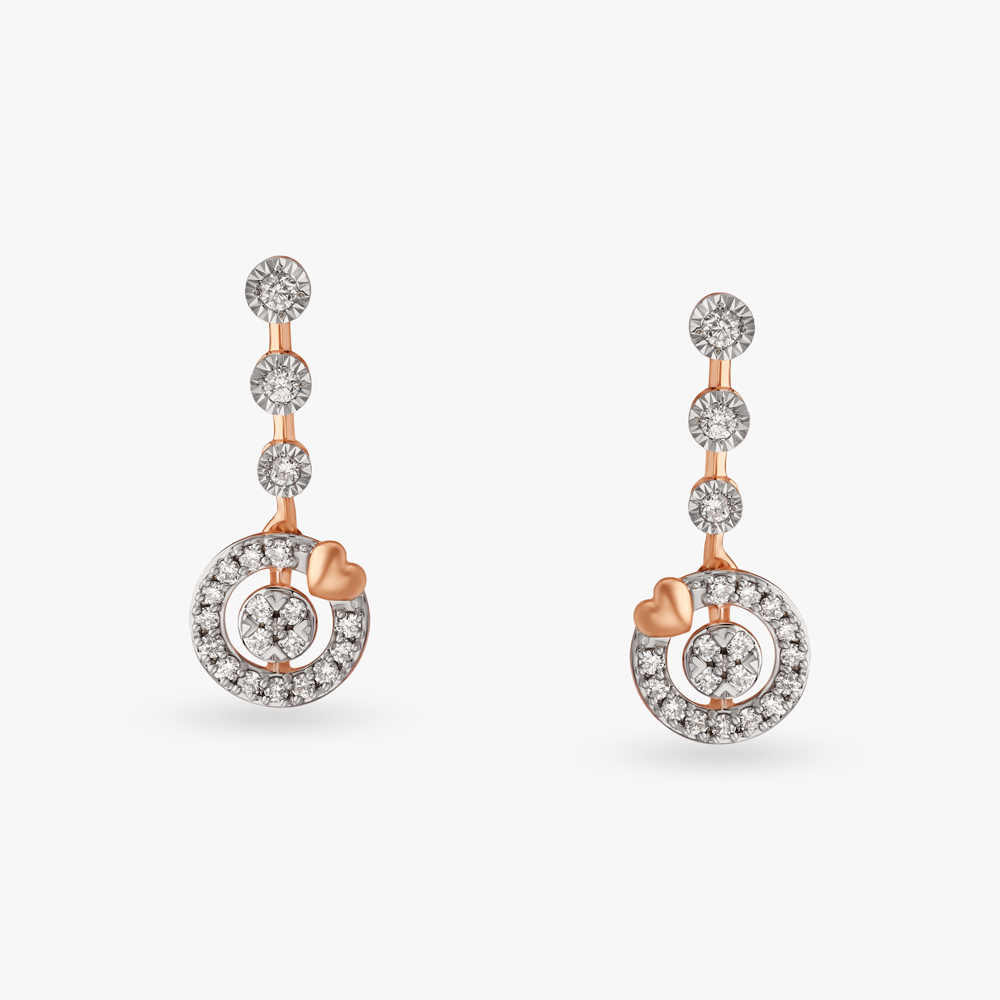 Sleek Gold and Diamond Necklace Set