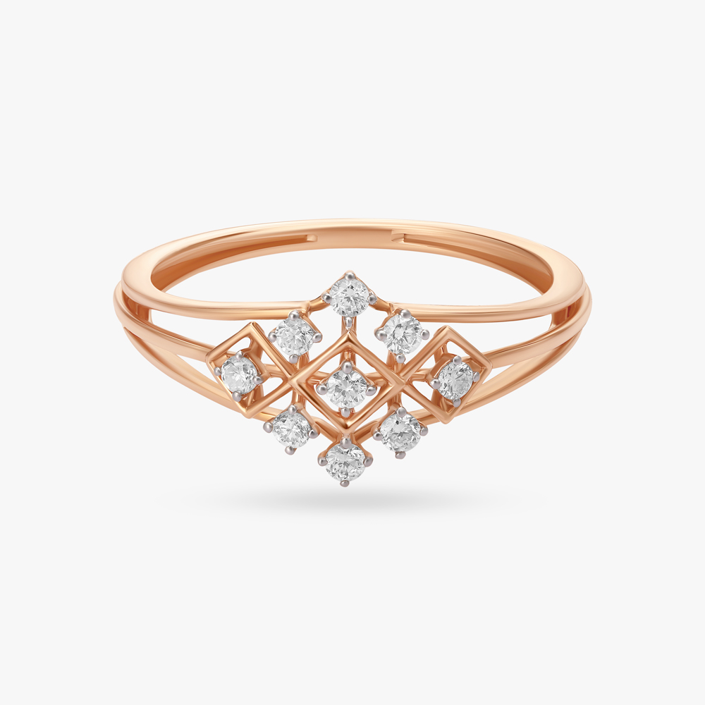 Splendid Starlight Diamond Finger Ring