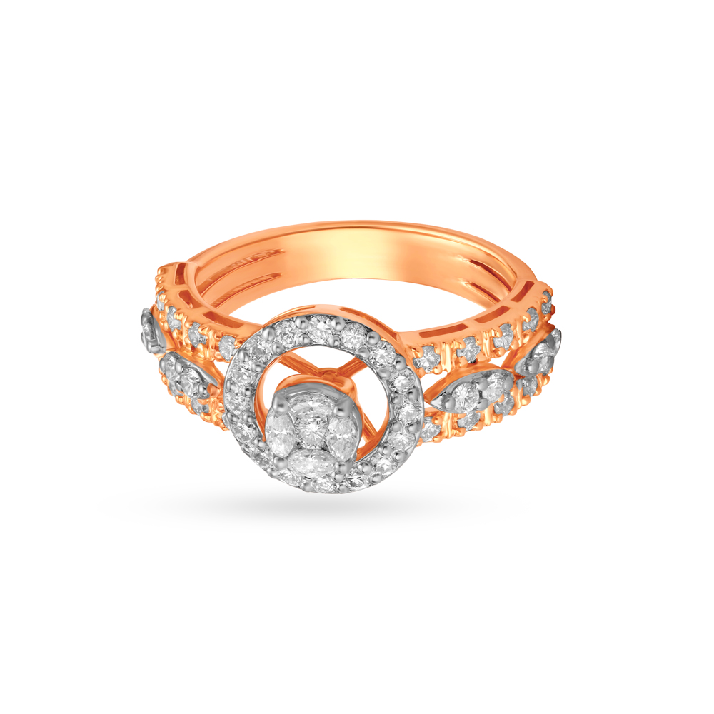 Stately Diamond Finger Ring