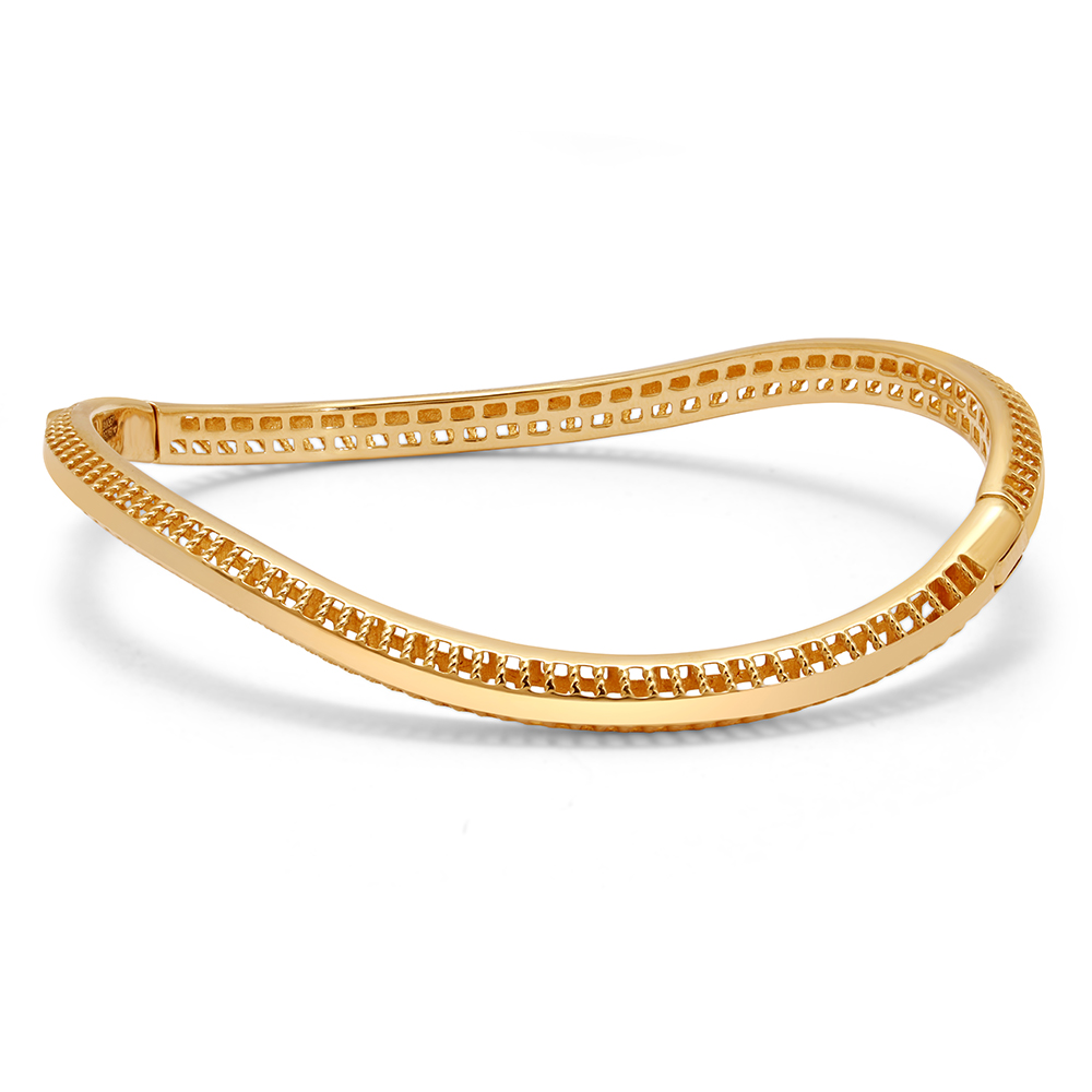 18KT Sunrise Reflections Yellow Bangle
