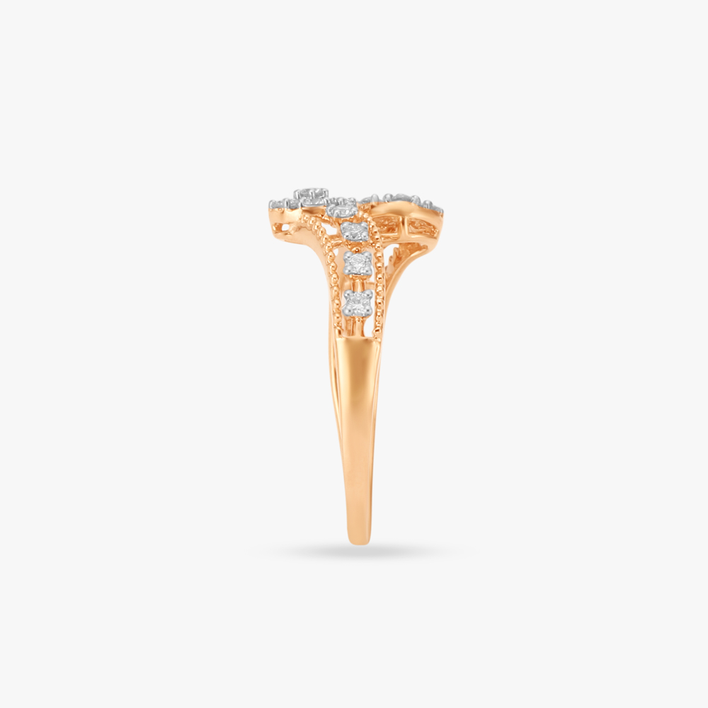Serenity Diamond Finger Ring