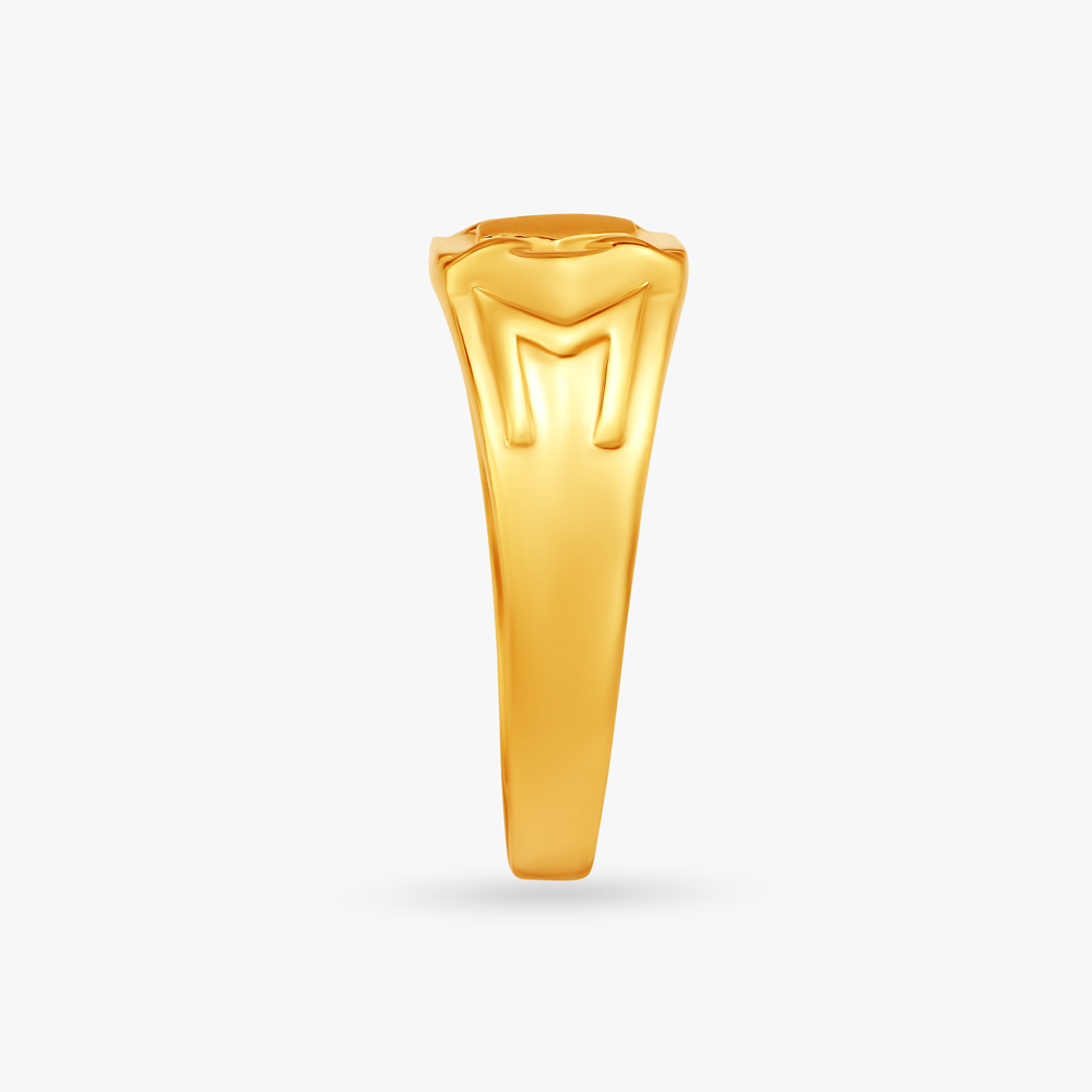 Marvellously Modest Gold Ring for Men