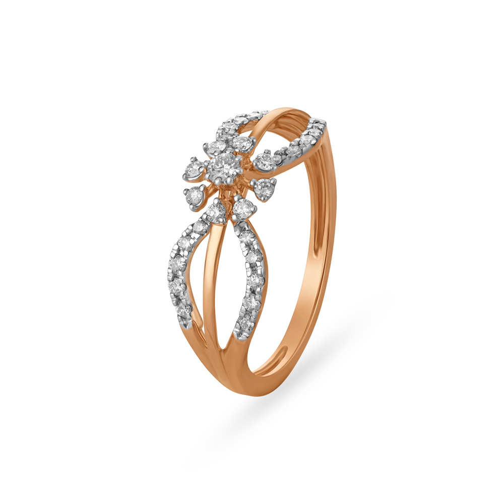 Gleaming Exquisite Diamond Ring