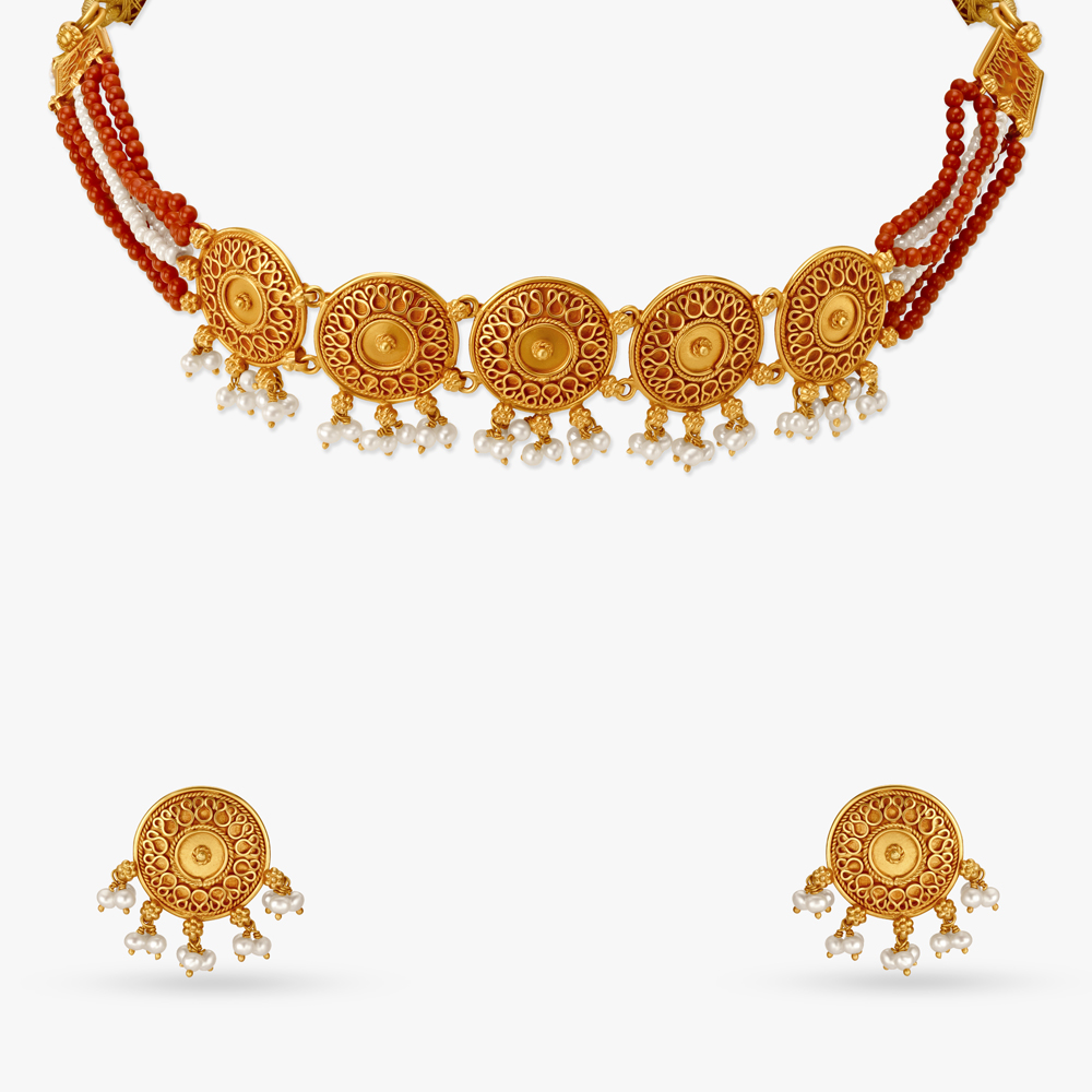 Radiant Intricate Necklace Set