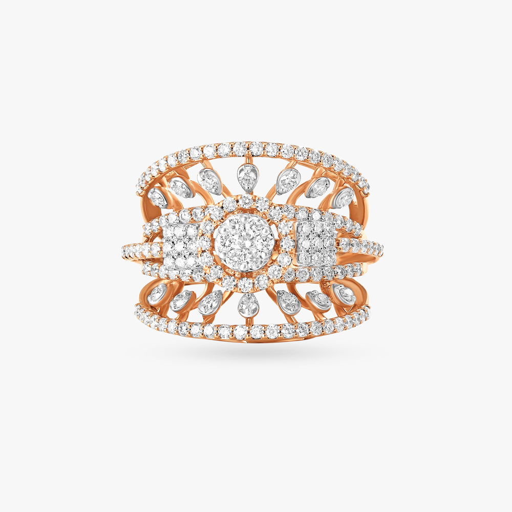 Enticing Layers Diamond Ring