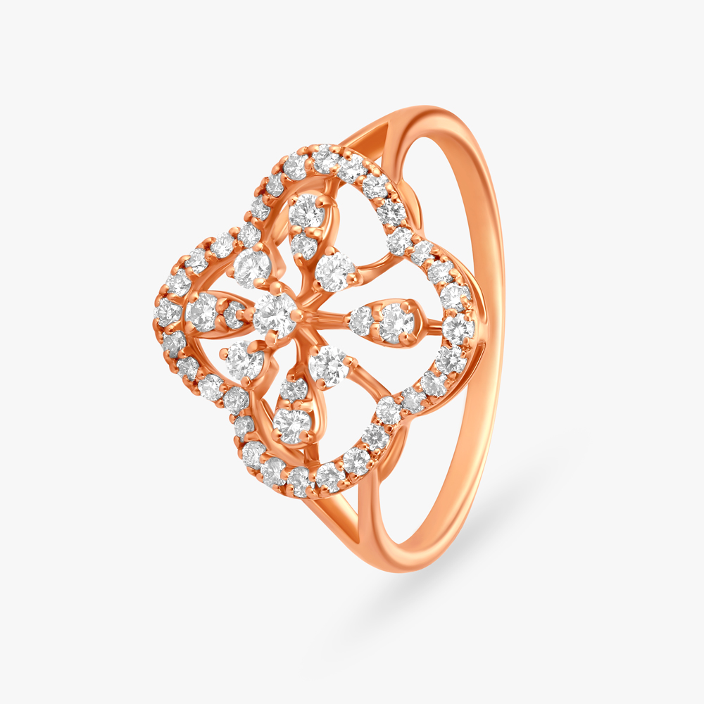 Timeless Floral Diamond Ring
