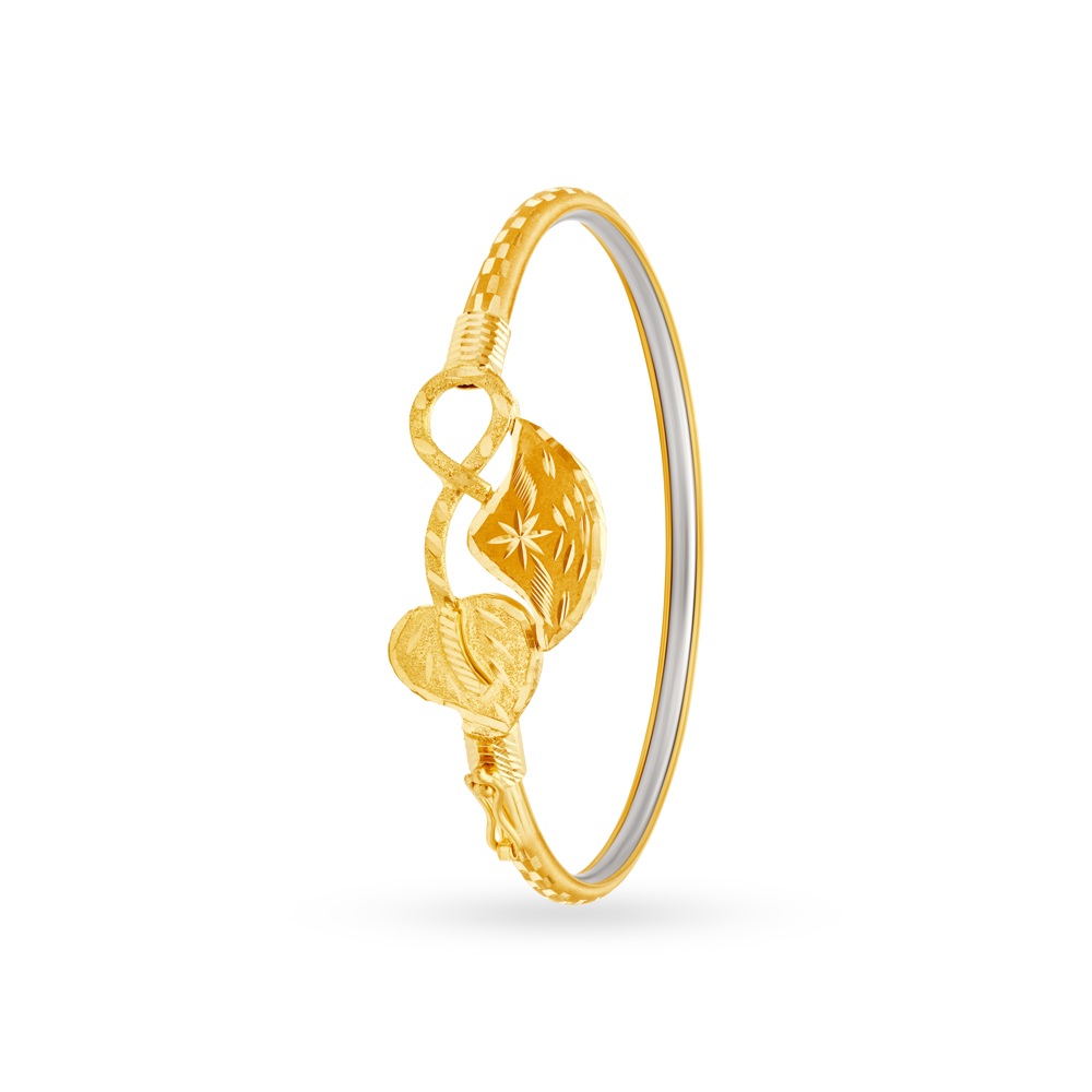Dazzling Gold Bangle