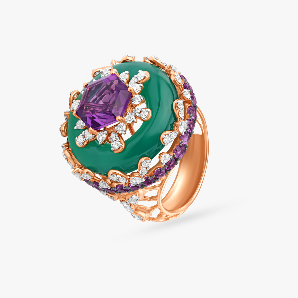 Glittering Fun! Ring