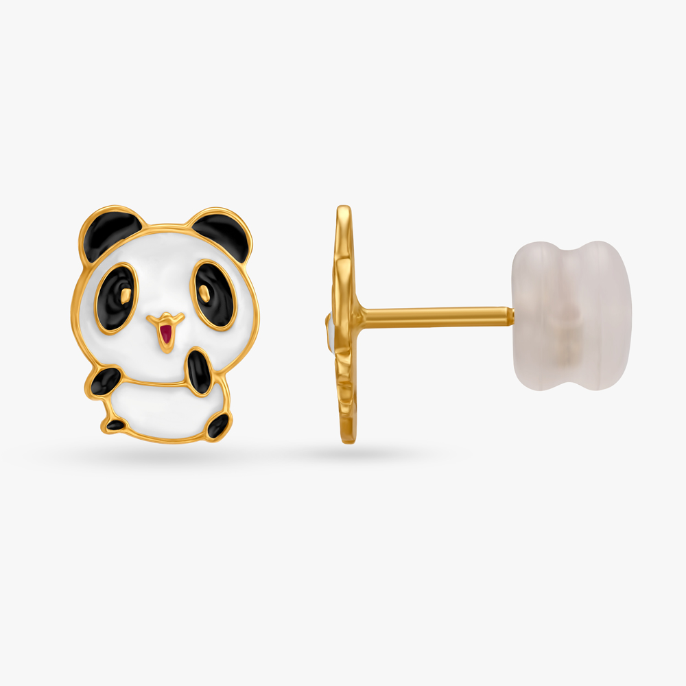 Cute Panda Stud Earrings