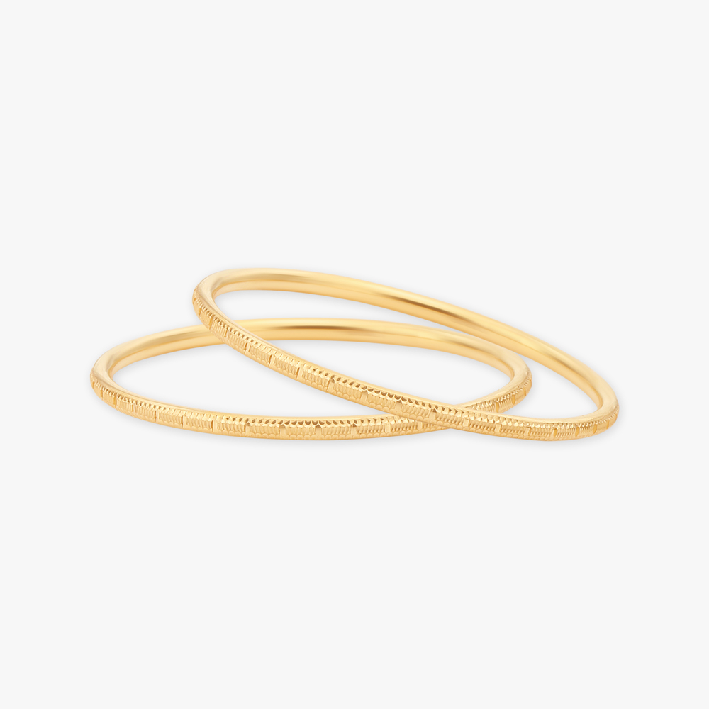 Carved Elegance Bangles
