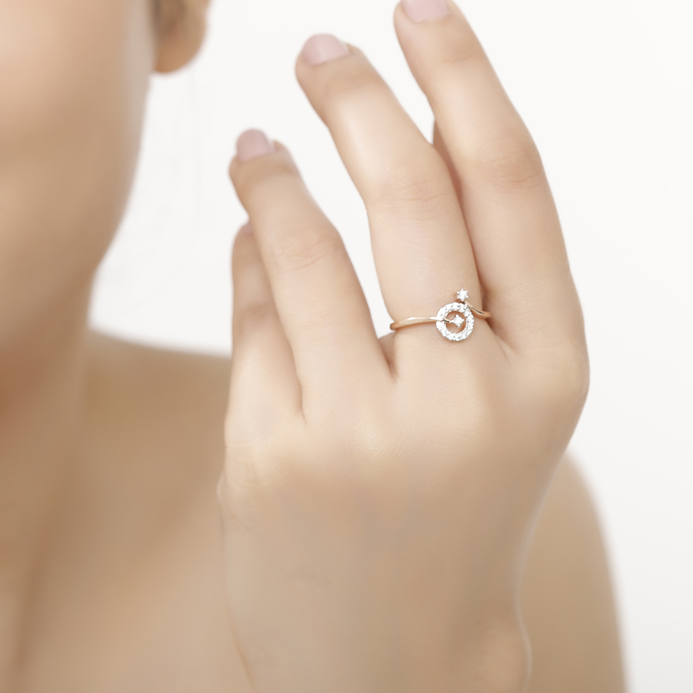 14 KT Rose Gold Majestic Ring