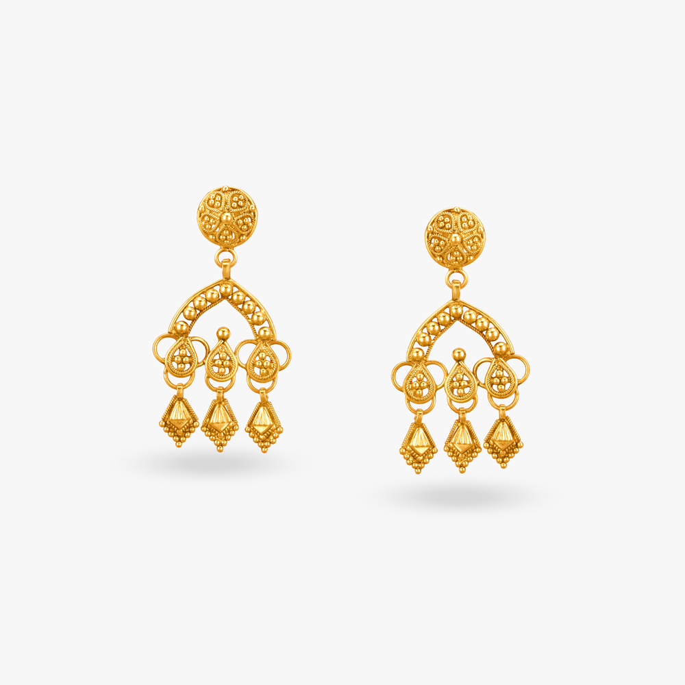 Royal Charm Gold Necklace Set