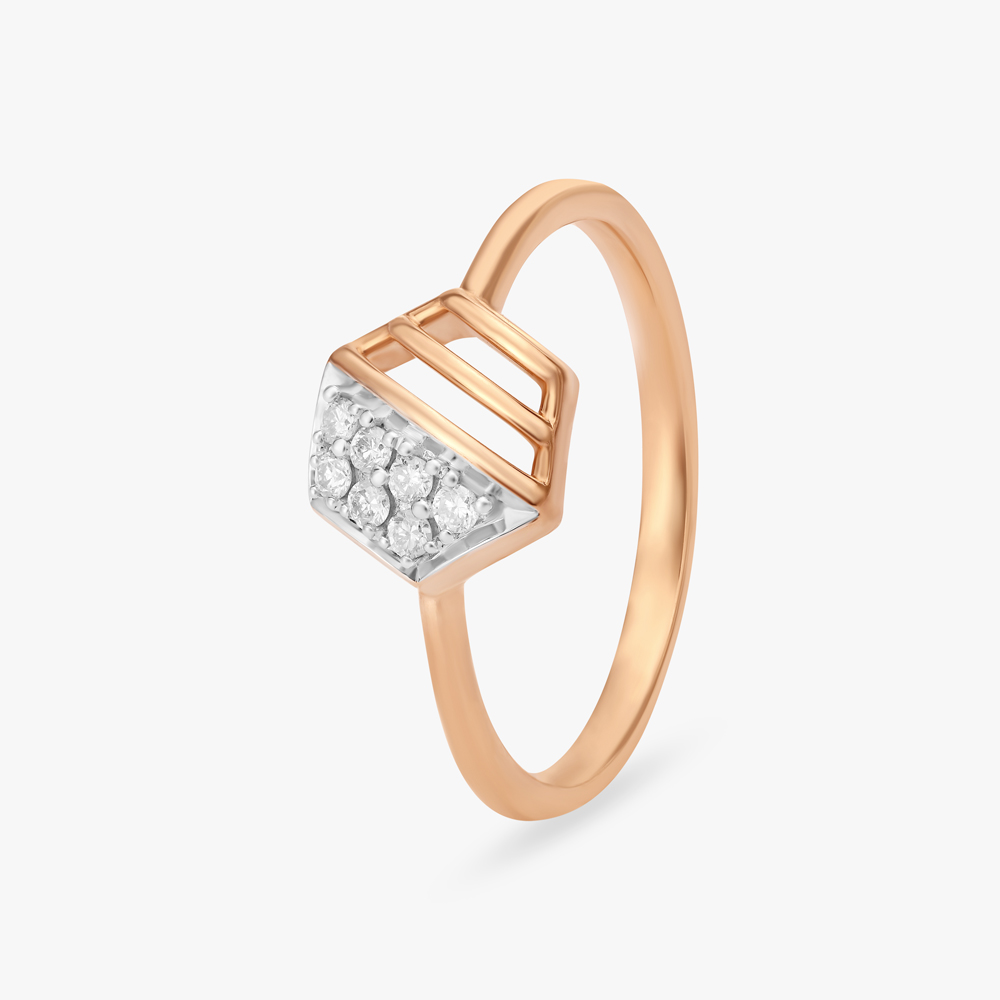 Duality Splendor Diamond Finger Ring
