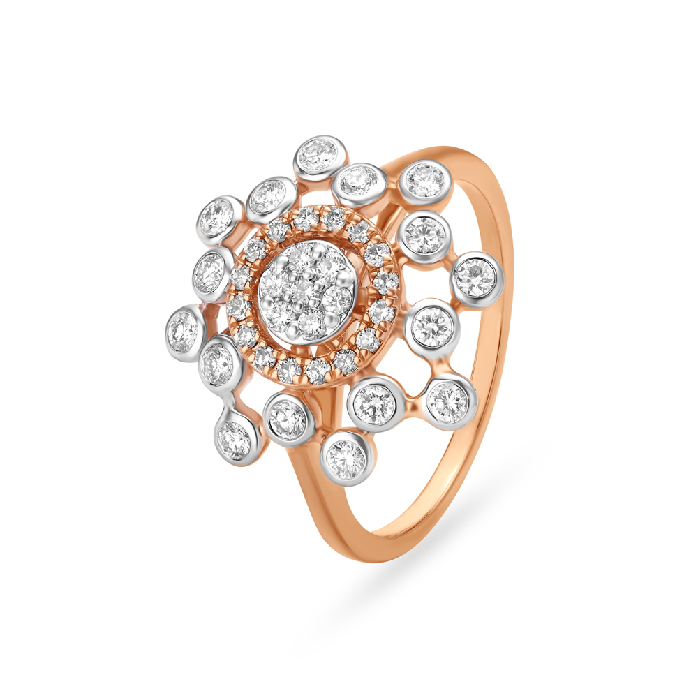 Traditional Floral Finger Ring