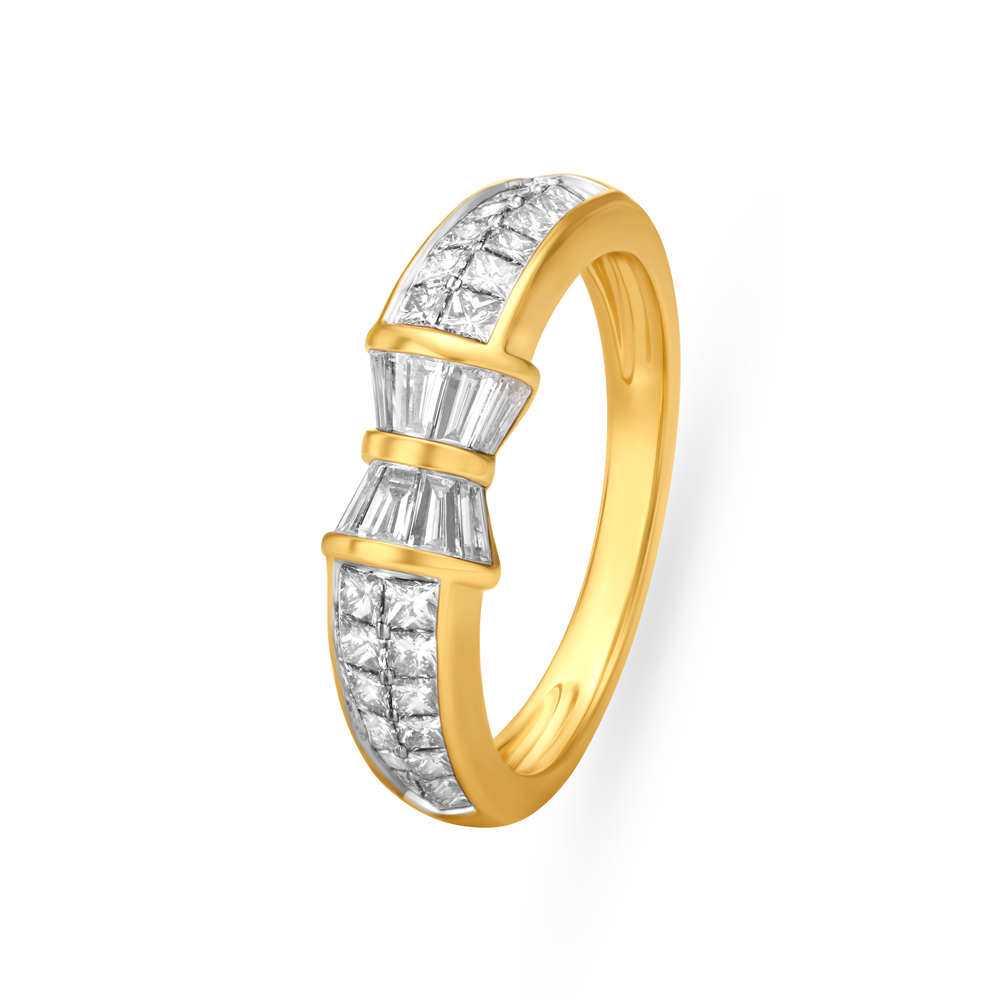 Modern Diamond Finger Band