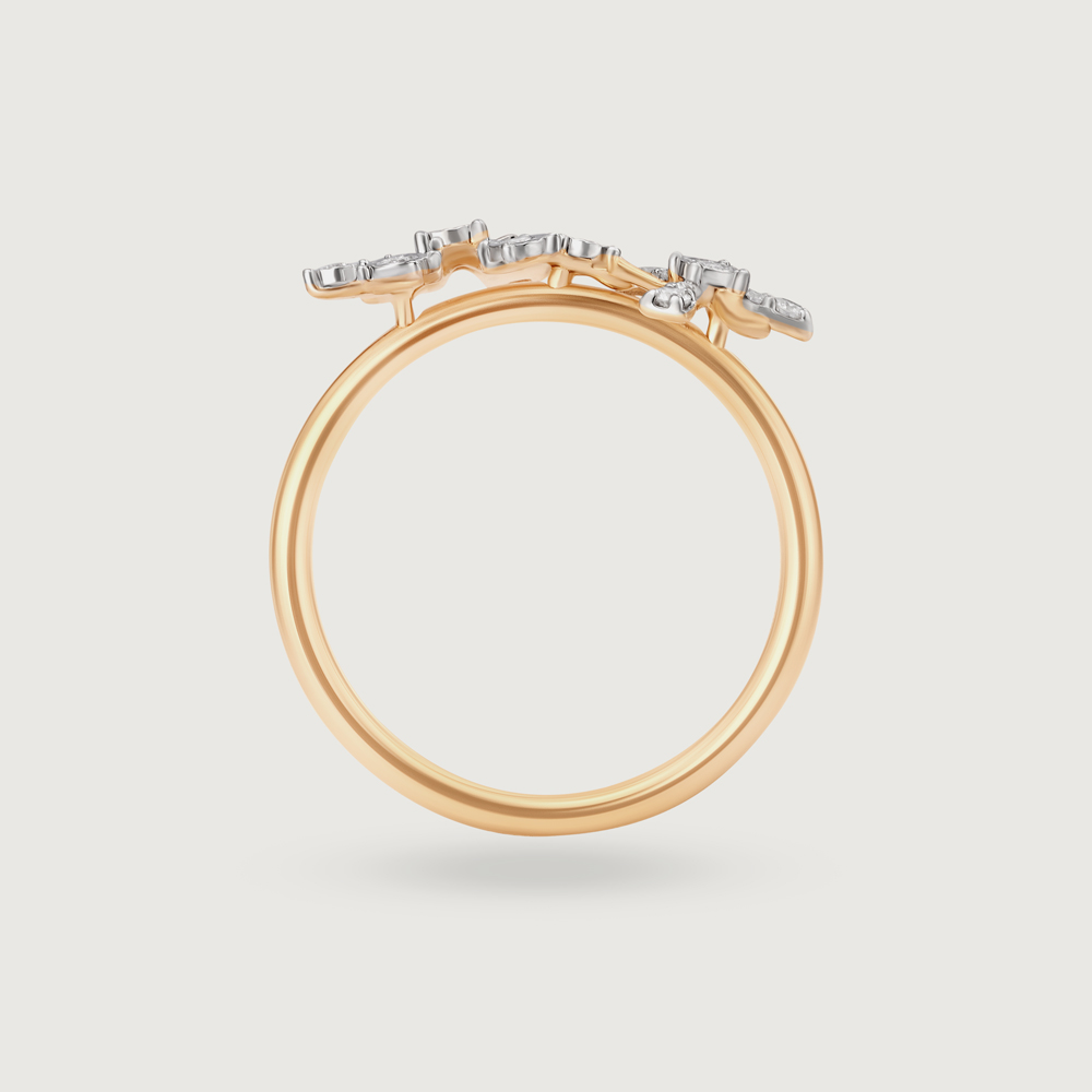 Twinkling Romance 14KT Diamond Finger Ring