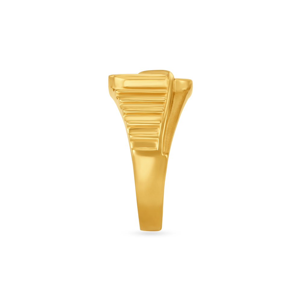 Bold Abstract Gold Ring