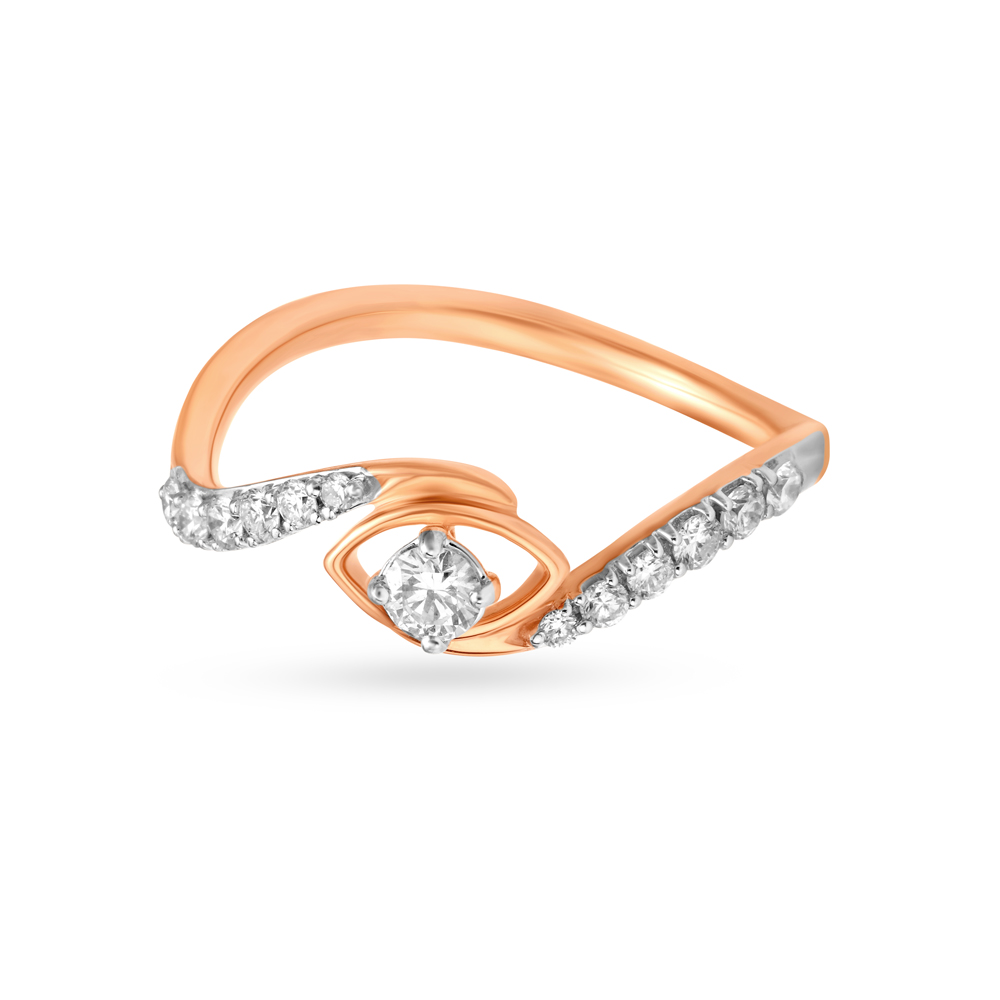 Heavenly Crossover Finger Ring