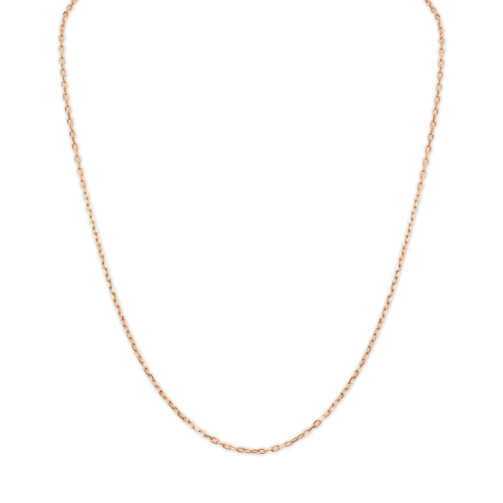 Gleaming Rose Gold Chain