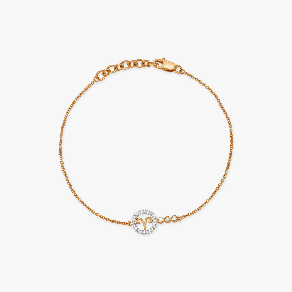 Charming Aries Diamond Bracelet