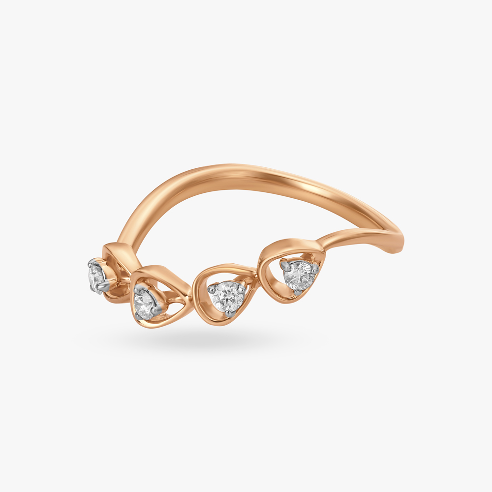 Dazzling Delight Diamond Finger Ring