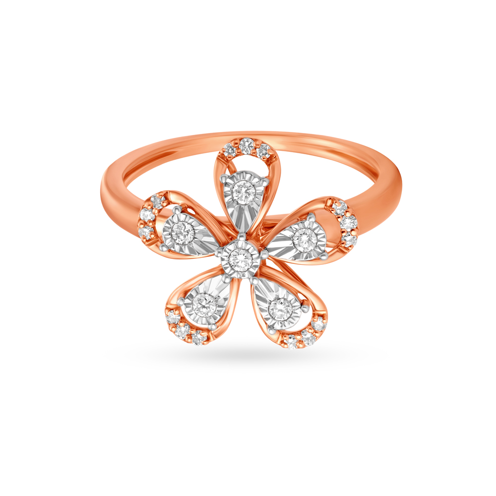 Fresh Floral Finger Ring